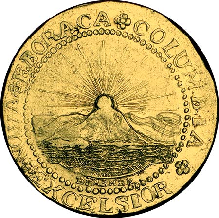 1787 DBLN Brasher Doubloon, EB on Wing, W-5840, MS63 NGC. CAC.... | Lot ...
